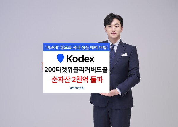 삼성운용 'KODEX 200타겟위클리커버드콜' 비과세 힘입어 순자산 2배↑